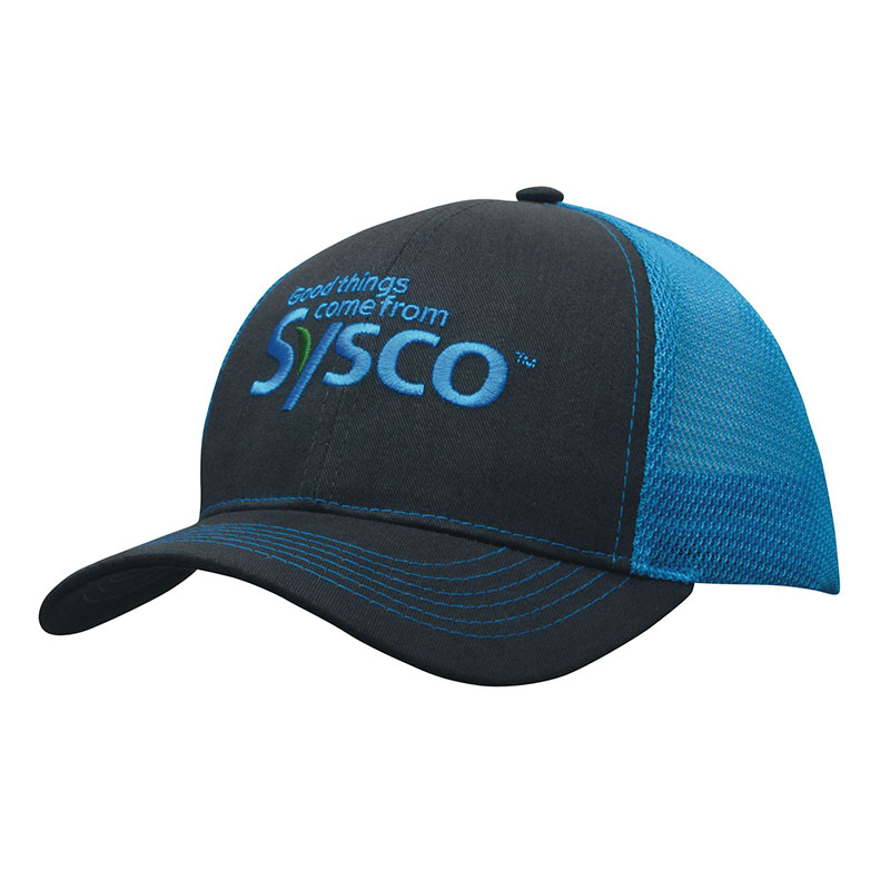 Buy Custom Brushed Cotton with Mesh Back Cap - Optamark
