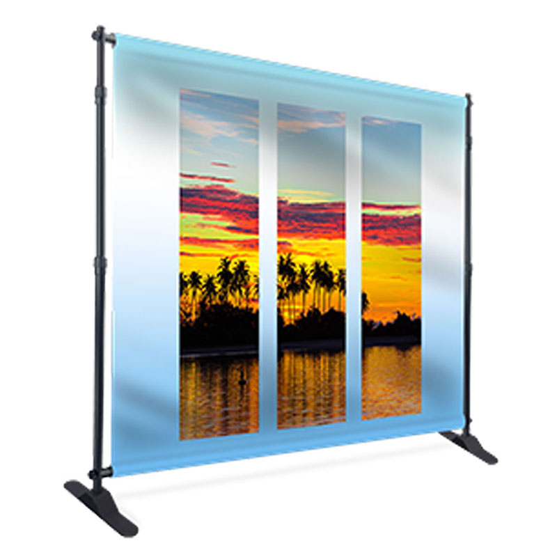 Buy Custom Step and Repeat Backdrop 10' W x 8' H - Optamark