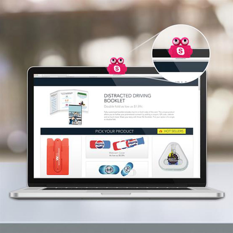 Buy Custom Webcam Clipster With Eyes - Optamark