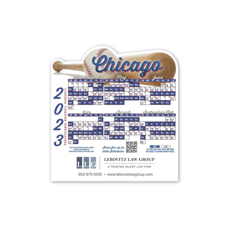 Buy Custom Baseball Schedule Magnet - Optamark