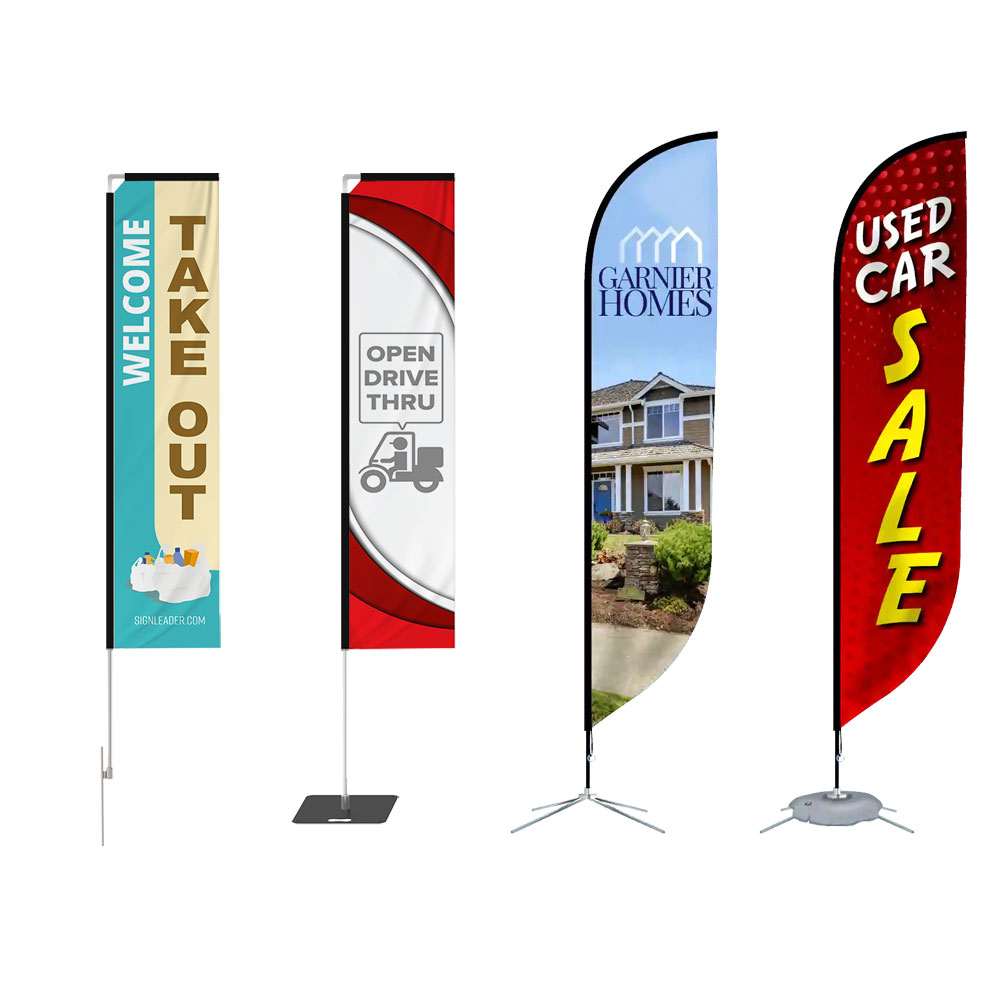 Buy Custom Advertising Flags - Optamark