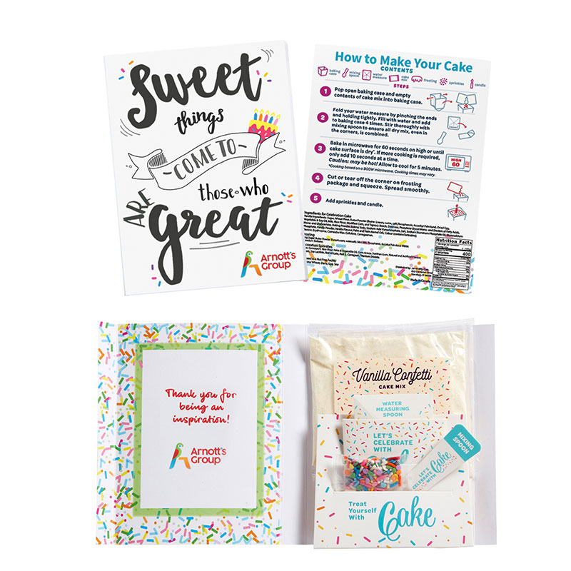 Buy Custom Instacake Appreciation Cake In A Card - Optamark