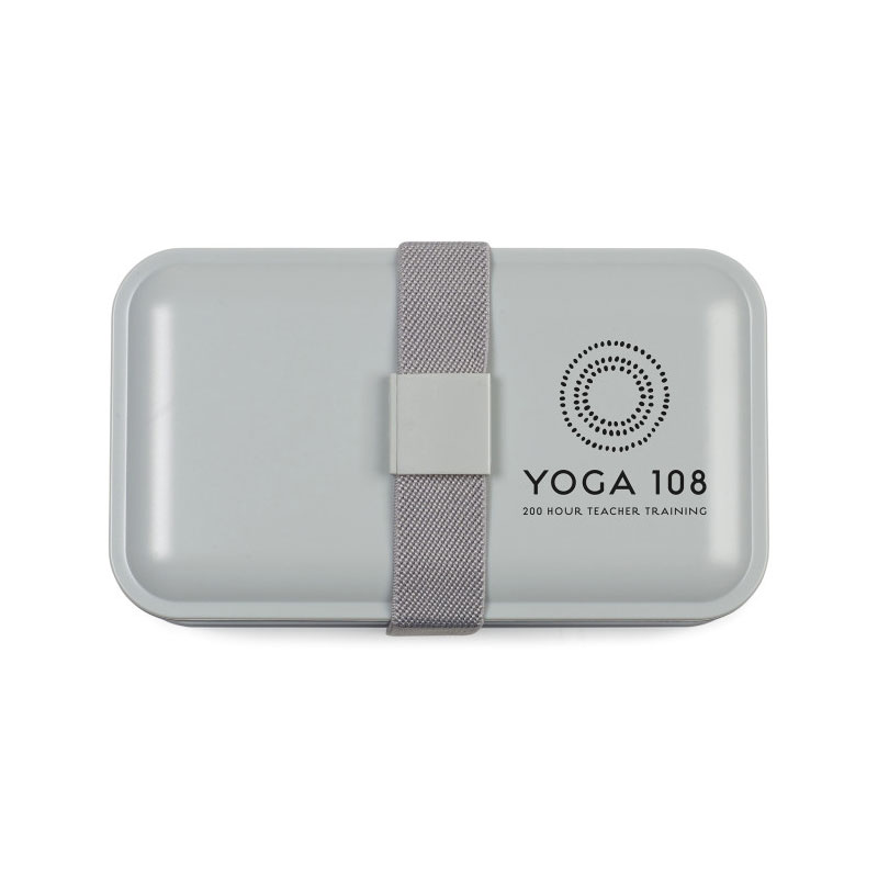 Buy Custom Kyoto Bento Lunch Box - Grey - Optamark