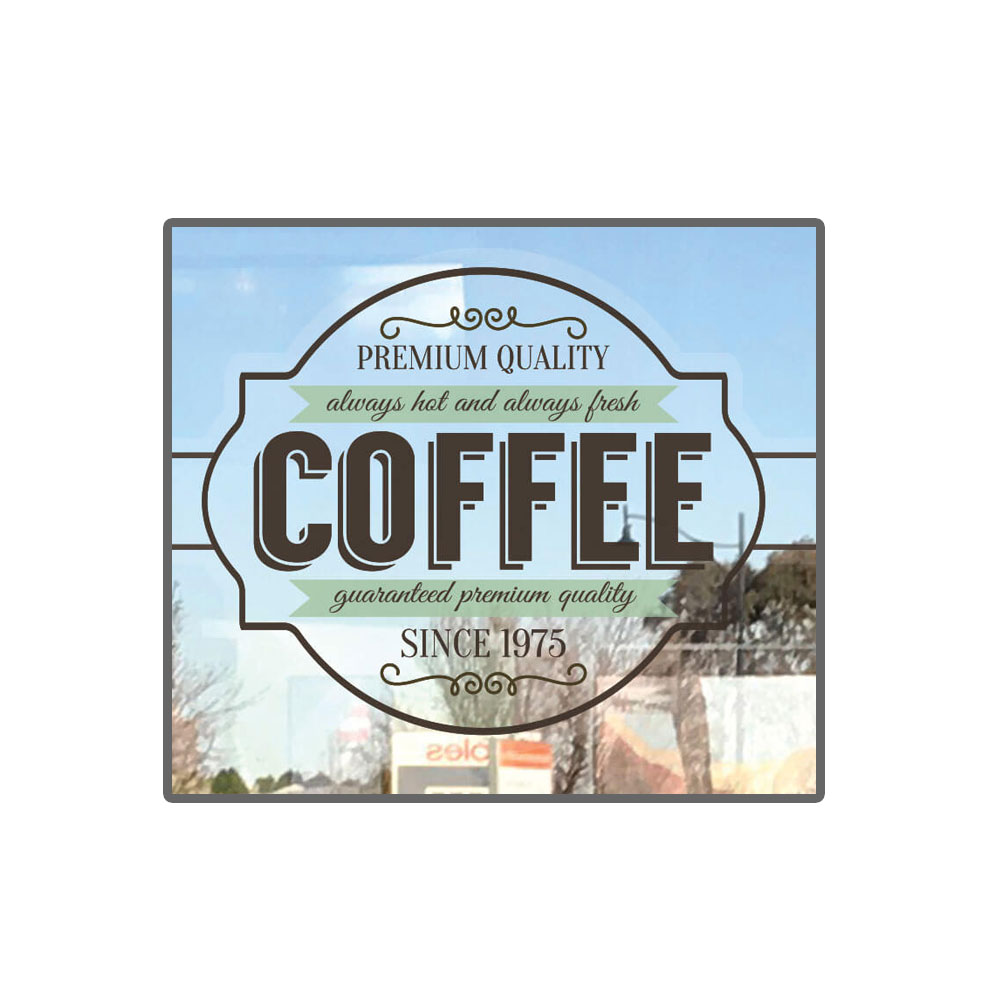 Buy Custom Premium Window Cling - Optamark