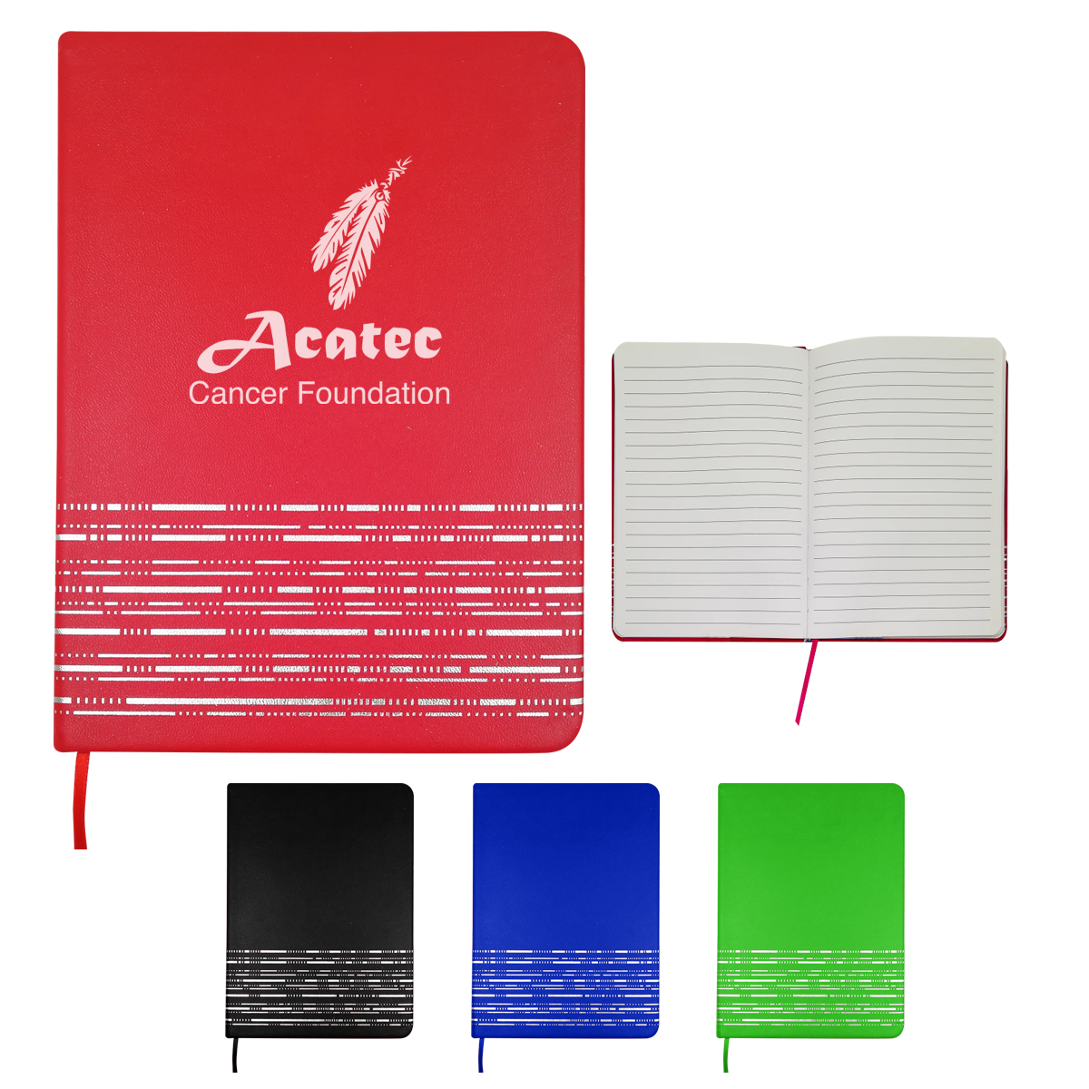 Buy Custom Silver Lining Notebook - Optamark