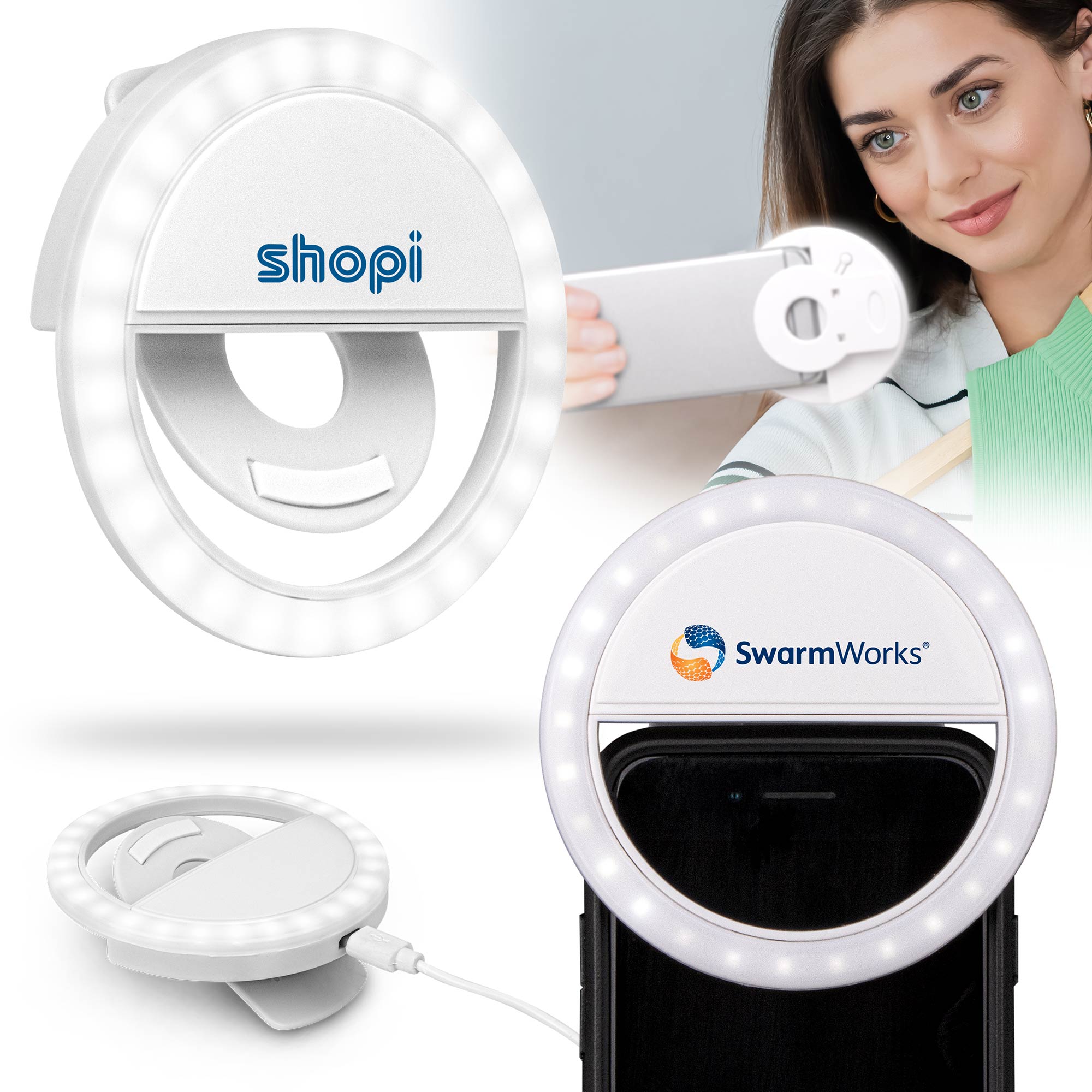 Buy Custom The Illuminator Mobile LED Ring Light - Optamark