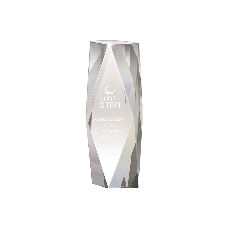 Buy Custom Tesla II Medium Crystal Tower Award - Optamark