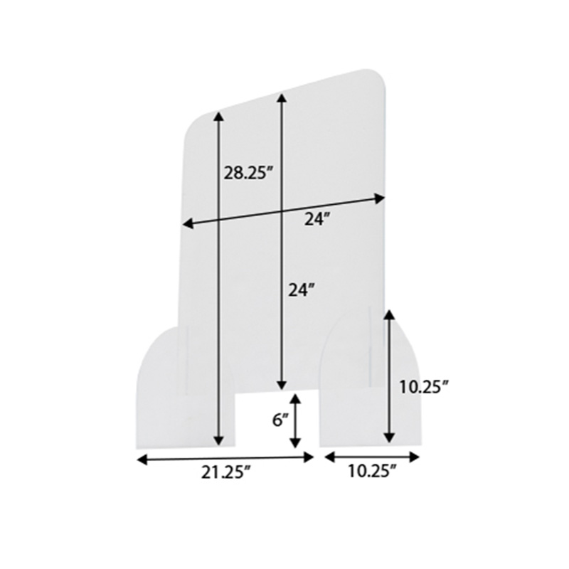 Buy Custom Protective Acrylic Counter Barrier Kit - Optamark
