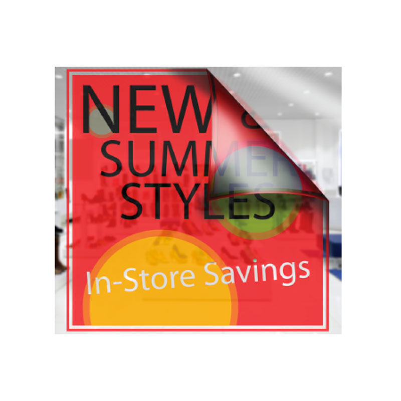 Buy Custom Adhesive Clear Vinyl - Optamark